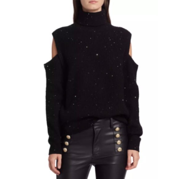 Generation Love | Sweaters | Generation Love Norah Sequin Coldshoulder ...